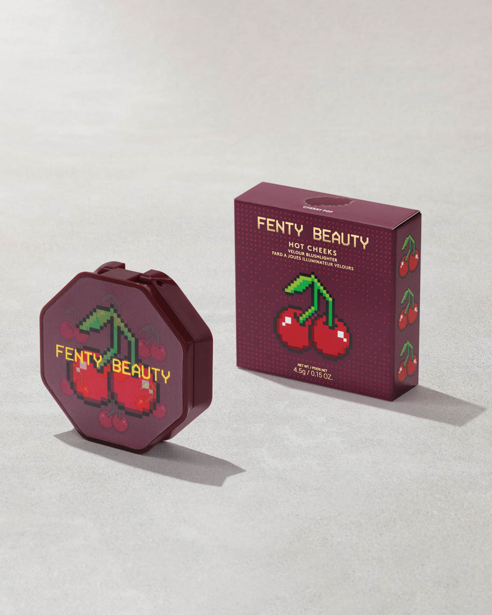 Hot Cheeks Velour Blushlighter — Cherry Pop | Fenty Beauty