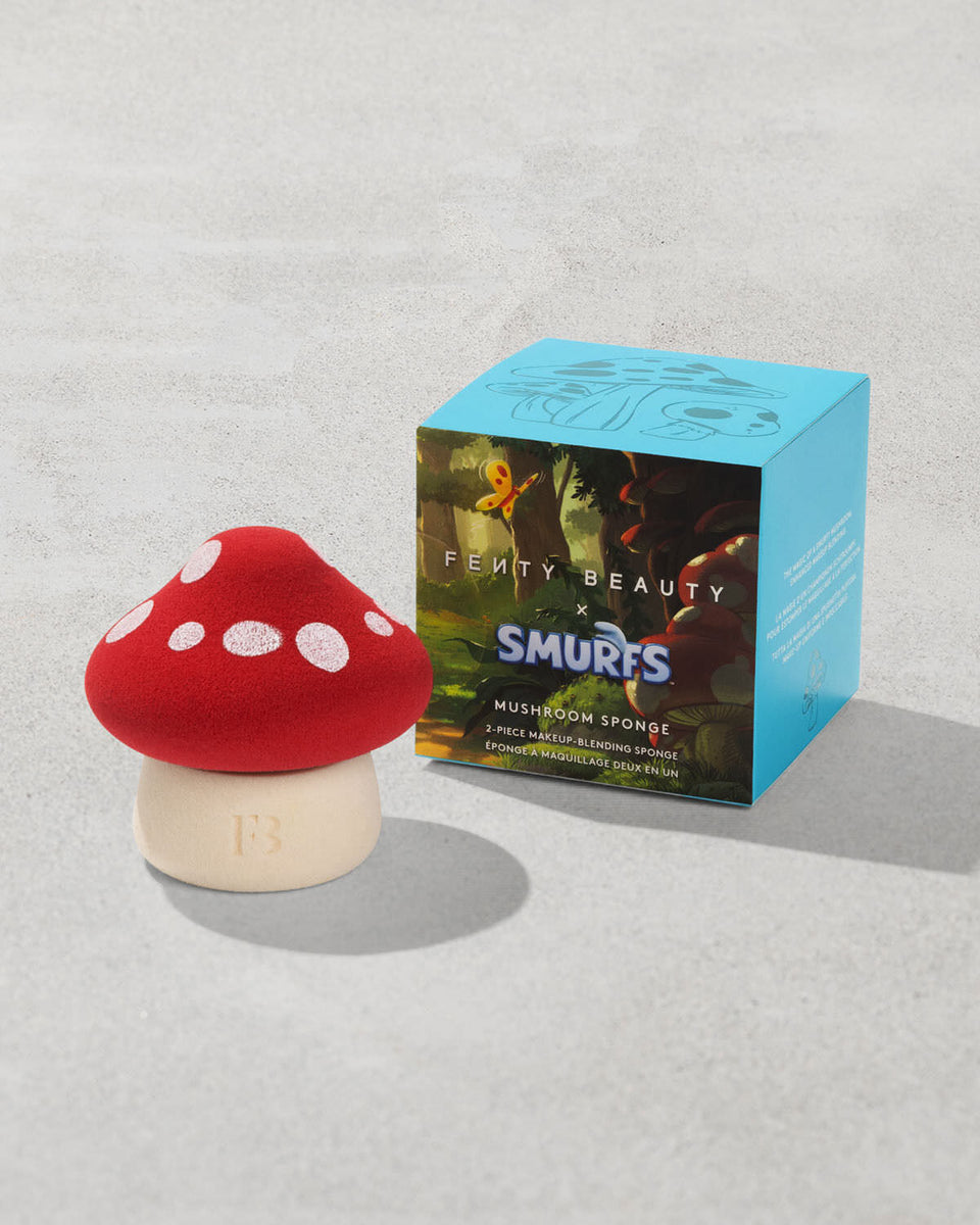 Mushroom Sponge 2-Piece Makeup Blending Sponge | Fenty Beauty