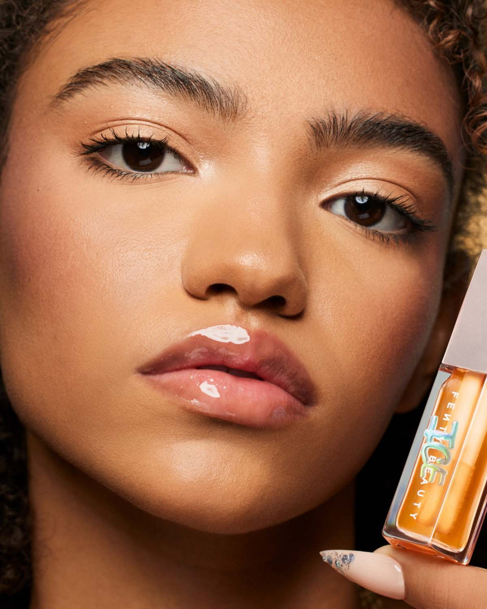 Gloss Bomb Ice Cooling Lip Luminizer —Melon Chillz | Fenty Beauty