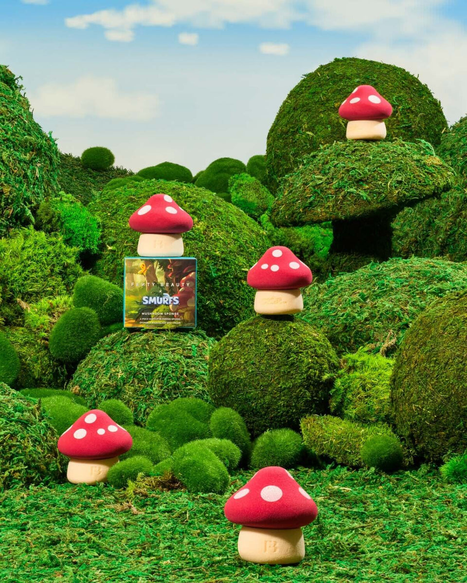 Mushroom Sponge 2-Piece Makeup Blending Sponge | Fenty Beauty