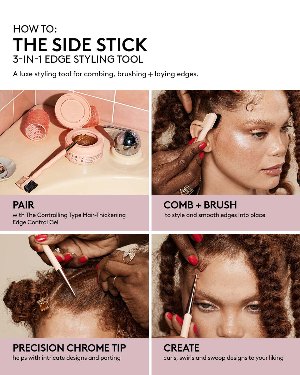 The Side Stick 3-in-1 Edge Styling Tool | Fenty Hair