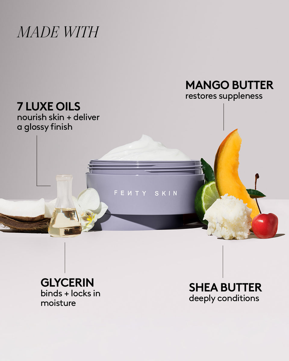 Butta Drop Whipped Oil Body Cream with Gold Shimmer | Fenty Skin